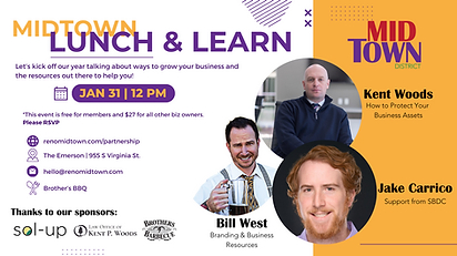 January Lunch & Learn | Midtown District Reno | Nevada Events