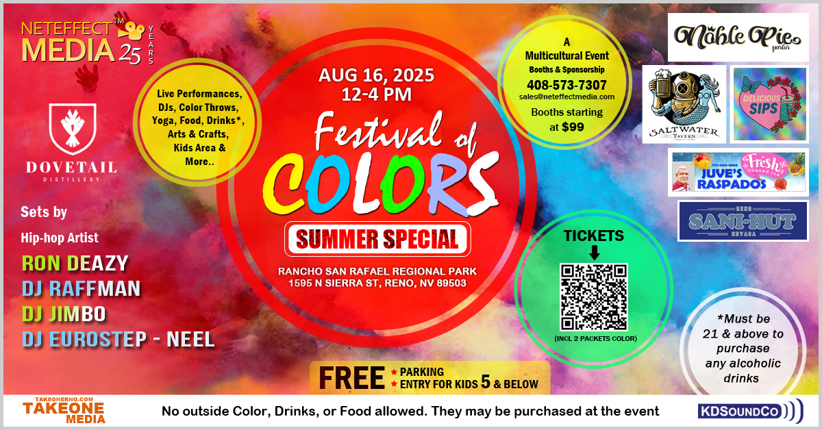 Festival of Colors - Summer Edition | Reno-Sparks Events | Nevada Events
