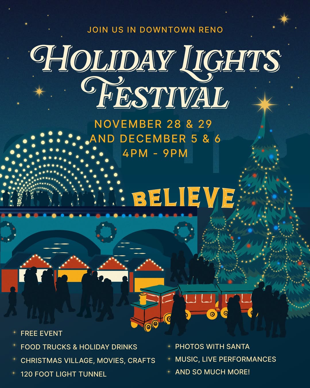 Holiday Lights Festival | Downtown Reno Partnership | Nevada Events