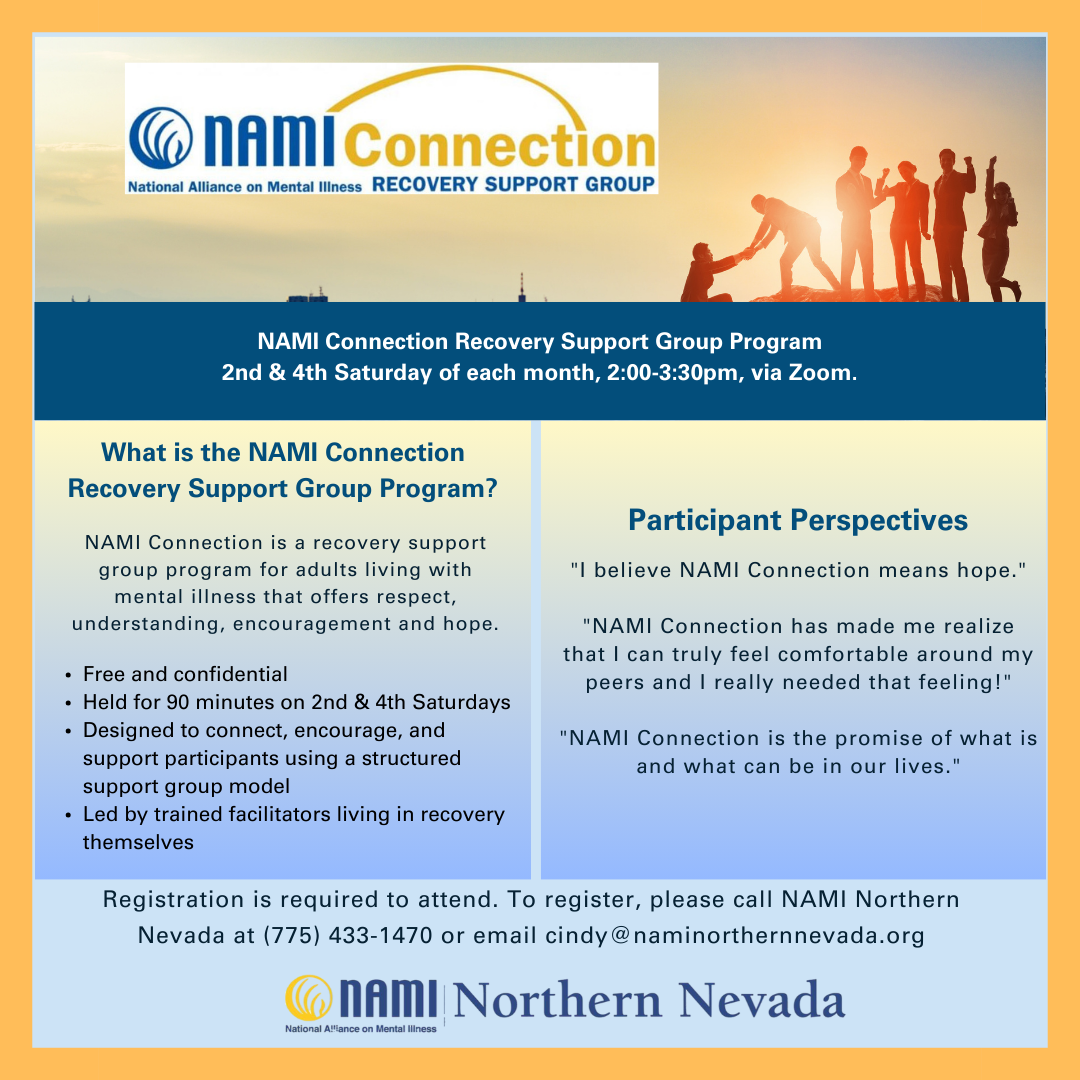 NAMI Connection Recovery Group | NAMI Northern Nevada | Nevada Events