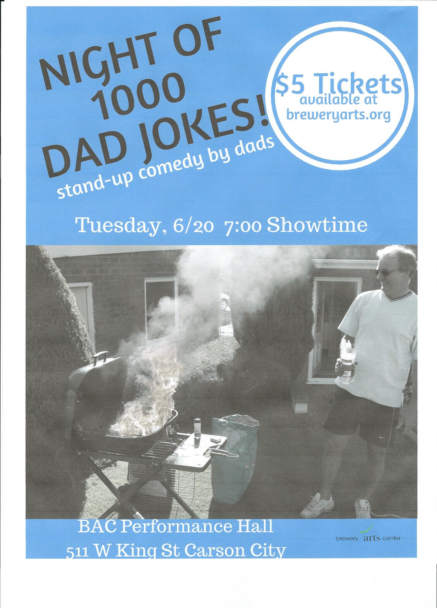 Night of 1,000 Dad Jokes--Stand Up Comedy at the BAC | Wild Horse ...