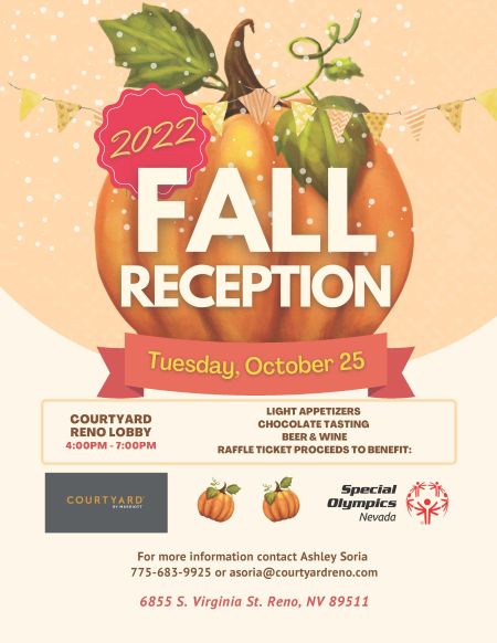 Fall Reception at Courtyard Reno | Special Olympics Nevada | Nevada Events