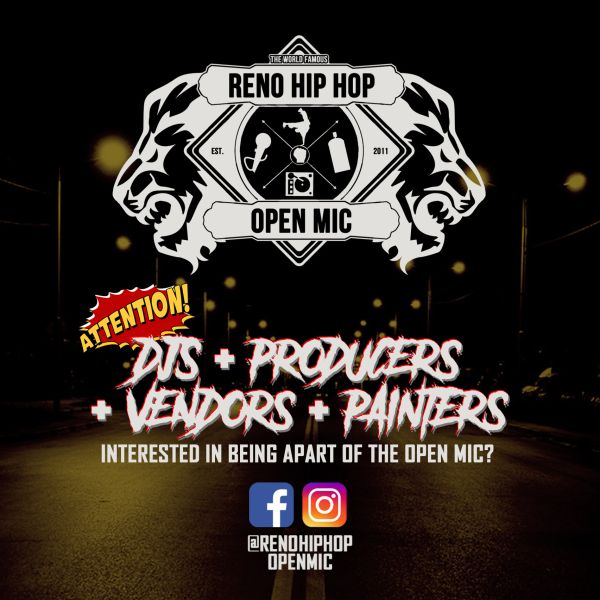 Hip Hop Open Mic Night | The Ranch House | Nevada Events